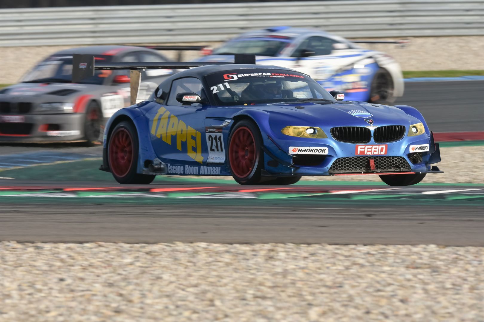 Henk Tappel derde op thuiscircuit Assen - Supercar Challenge